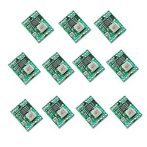 Comimark 11 Pcs Mini MP1584EN DC-DC Buck Converter 3A Power Adjustable Step Down Mod D4M3
