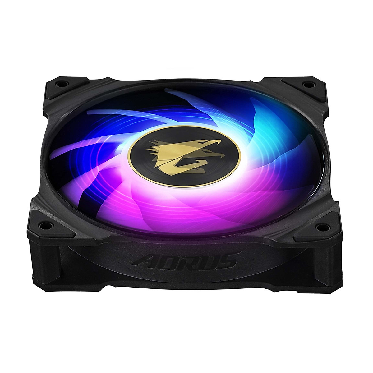 Gigabyte AORUS 120mm Sleeve Bearing ARGB Computer Case Fan, Black