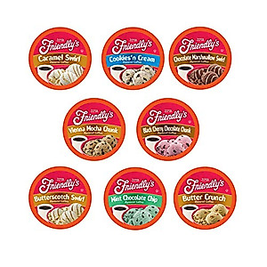 Friendly's Coffee Pods, Assorted Flavored Ice Cream Variety Pack, Compatible with Keurig K Cup Brewers, 40 Count