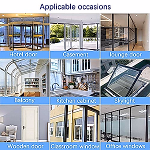 TAROSE Weather Stripping, Silicone Door Seal Strip Door, Window, Transparent 16 Feet Long (Width 25mm)