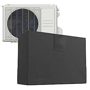 Mini Split Air Conditioner Cover for Outdoor Condenser 35.8 x 14.1 x 27.1 inches Split AC Cover for Outside Units Dust-Proof Waterproof Split Air-Conditioning Unit Protection Cover Winter Anti-Snow