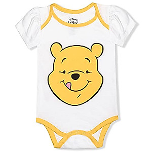 Disney Winnie the Pooh Baby Girls Bodysuits and Legging Set for Newborn and Infant – Pink/White