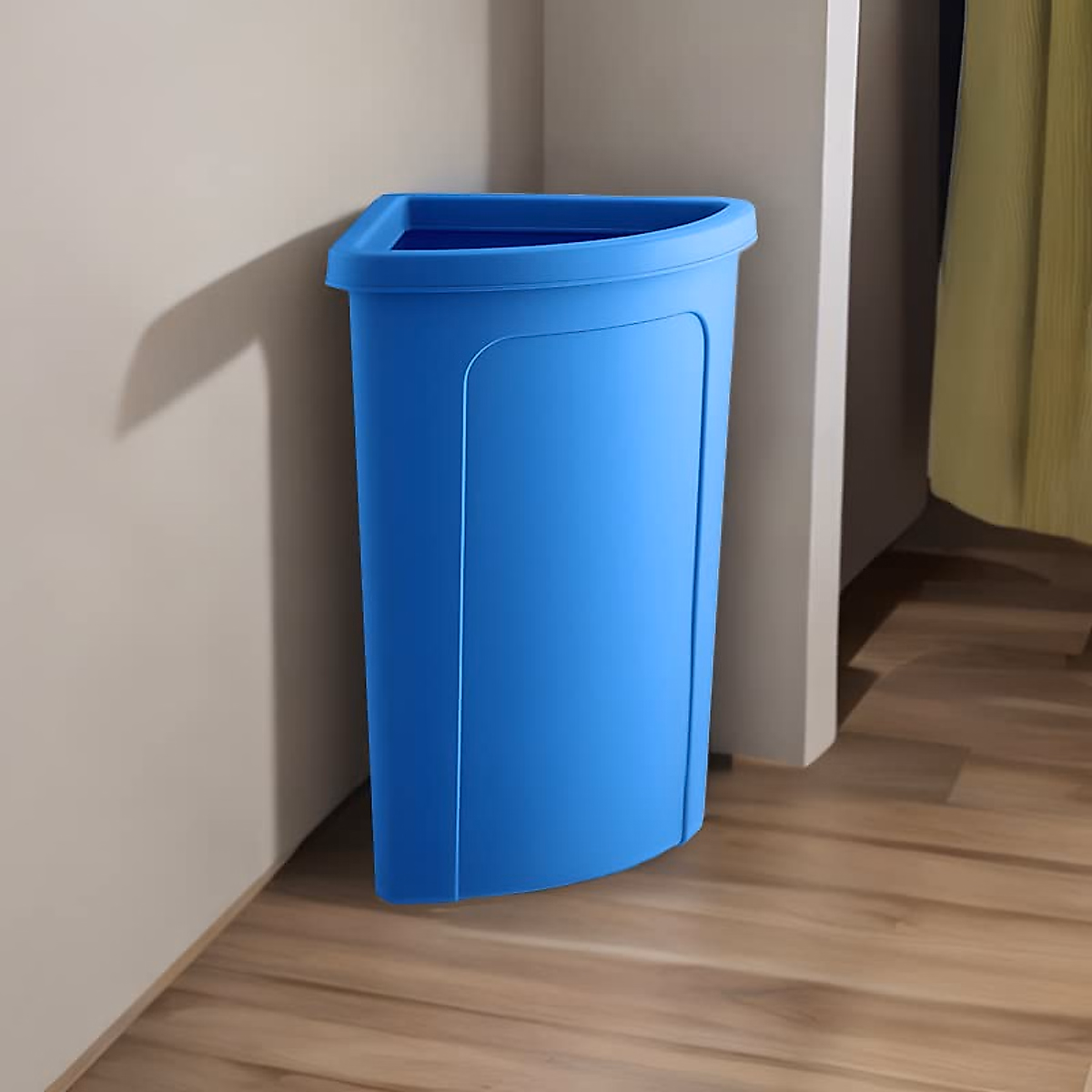 Zedfire Recycling Bin, 21 Gallon Corner Round Trash Can, Crack-Resistant, Commercial Durable Garbage Can, Reinforced Bottom, Ideal for Home, Kitchen, Bar, Hotel, Restaurant, School