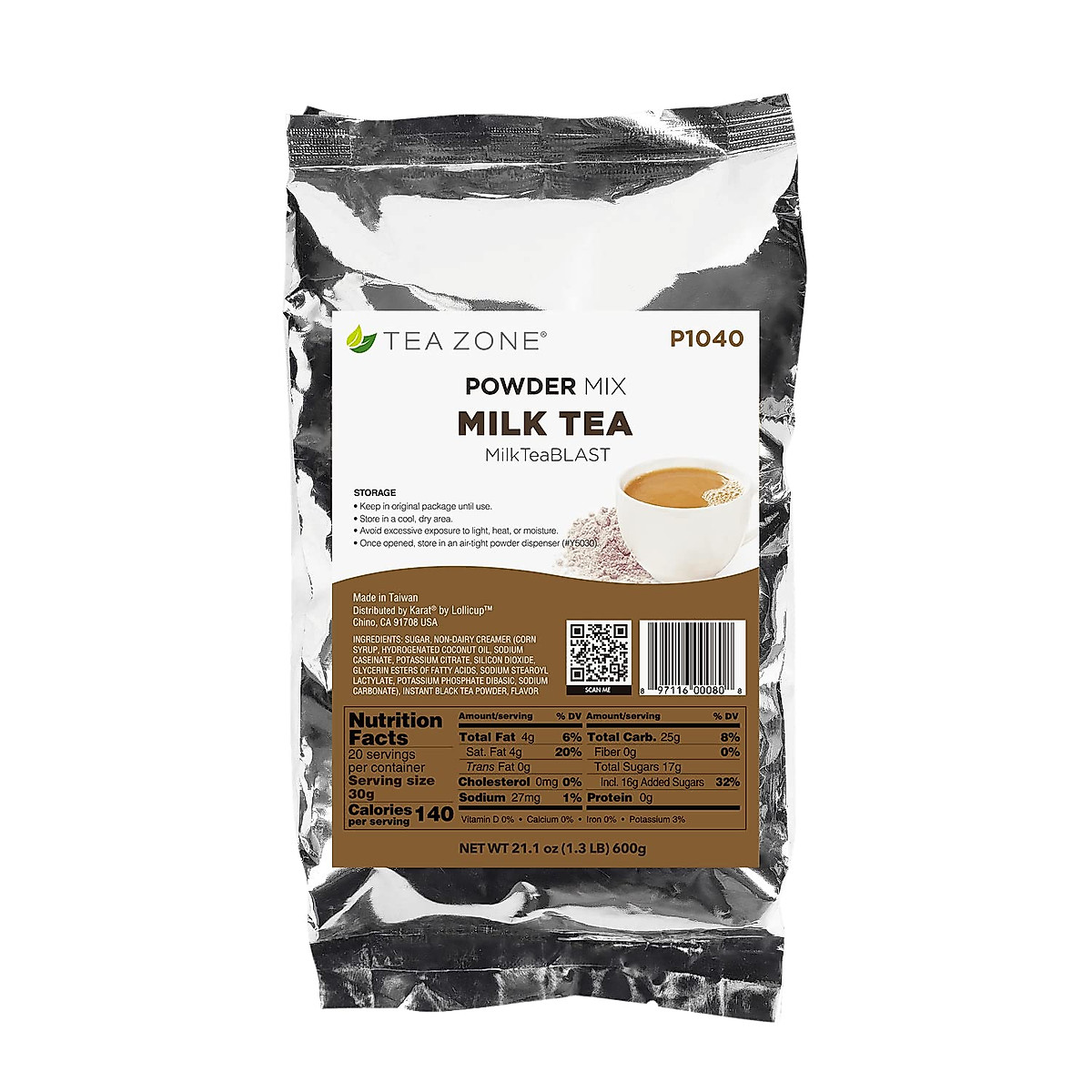 TEA ZONE 1.32 lb Milk Tea Powder