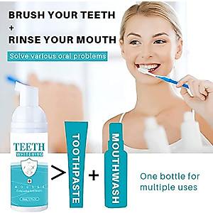 Mouthwash, Calculus Removal, Whitening Saveuppro Whitening Mousse Foam Toothpaste Replacement Mouthwash