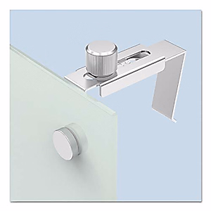 Quartet Whiteboard, Glass Dry Erase Board, Magnetic, 30" x 18", Infinity Frameless Mounting, White Surface, Accessory Tray, 1 Dry Erase Marker and 2 Glass Board Magnets (PDEC1830)