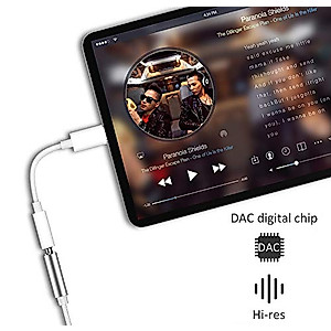 USB C to 3.5mm Headphone Jack Adapter Compatible with Pixel 6 5 4 3 2 XL, iPad Pro 2022 2021 2020 2018, Sony HTC Moto Samsung Galaxy S21 S20 Ultra S20+ Note 20 10 S10 S9 Plus and More