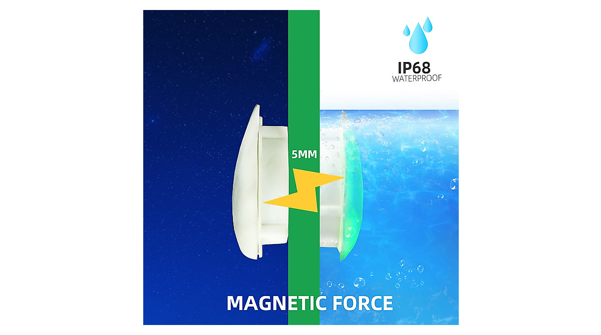 SEURON Magnetic Pool Light - 1400 Lumens Color Change