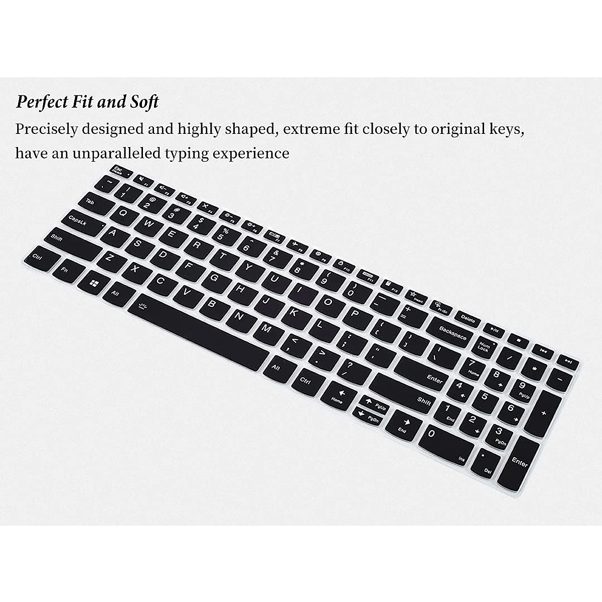 2PCS Keyboard Cover Skin for Lenovo Yoga 7 7i 15.6" 16", 2024 2023 ideaPad 5 5i 15.6", ideaPad Flex 5 5i 15.6", ideaPad 3 3i 15, ideaPad 1 1i 15.6, ThinkBook 15 G4 G3 G2,Lenovo V15 G4 G3 G2