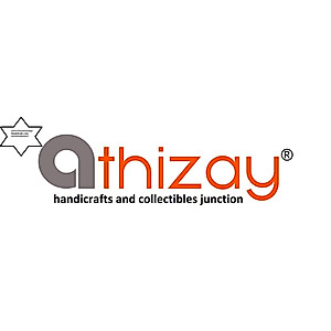 athizay Chunky Necklace Choker for women Indian oxidised silver fashion jewelry tribal inspired antique textured Chokers Metal jewellery (Flax Seed Bead)