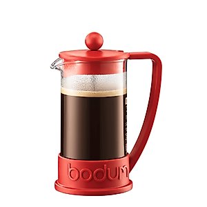 Bodum Brazil Three Cup French Press Coffee Maker - Red