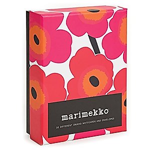 Marimekko Notes: 20 Different Unikko Notecards and Envelopes