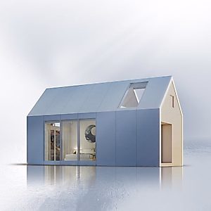 Prefab Homes | Prefab Modular Tiny Homes with Bathroom & Kitchen | 46.7m² Modular Mobile Home for Backyard, Hotels, Offices, Bars, Outdoor Living | Tiny Homes to Live in for Adults