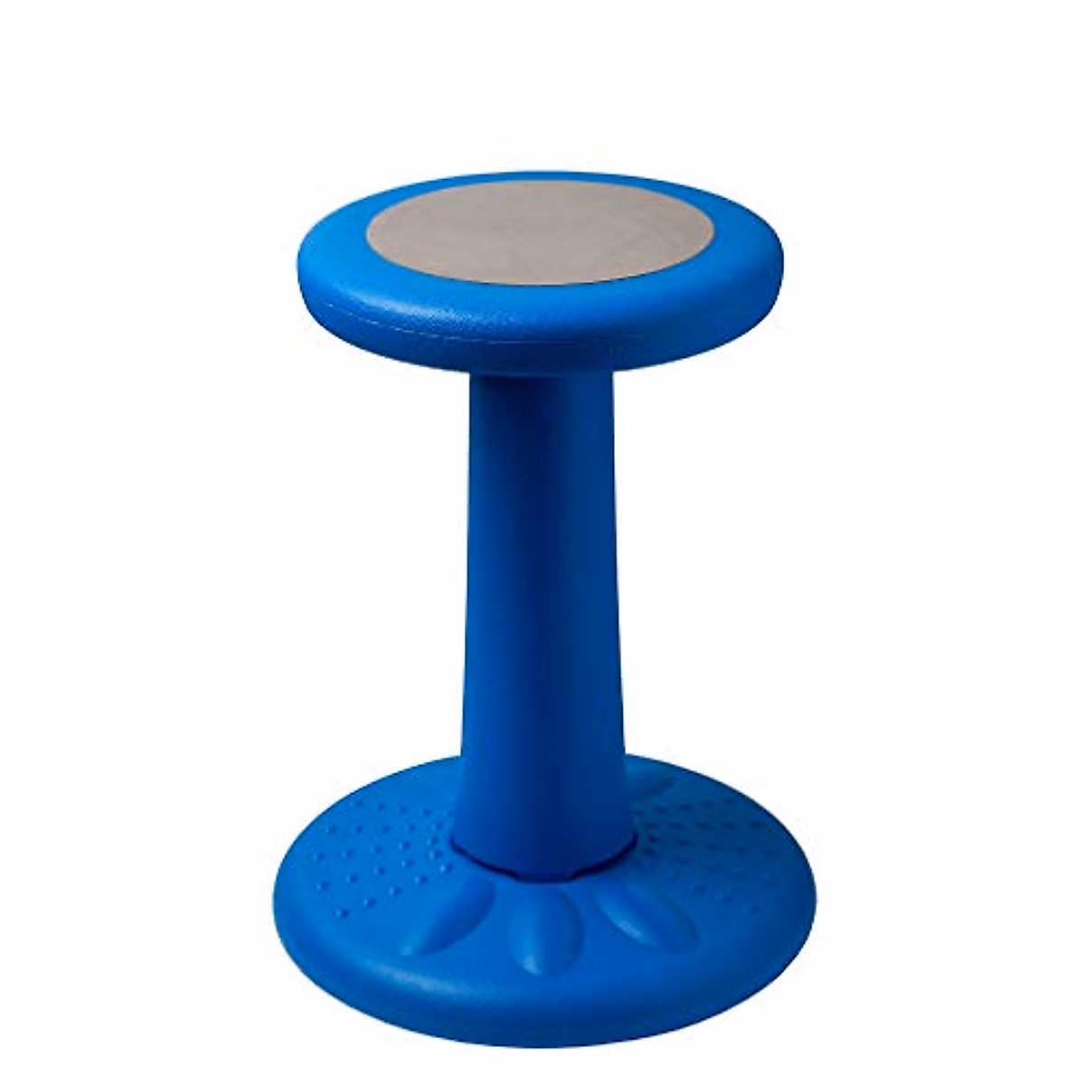 Studico ActiveChairs Kids Wobble Chair, Flexible Classroom Seating Improves Focus, Posture & Helps ADHD/ADD. Get The Wiggles Out, Active Fidget Desk Chairs, Pre-Teen 17.75" Stool, Ages 7-12, Blue