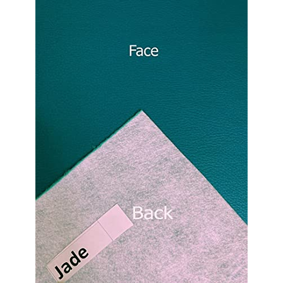 Faux Leather Fabric Calf Jade (1 yard)