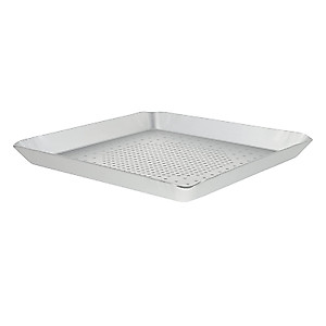Luxshiny 1pc Pizza Pan Nonstick Bakeware Home Pizza Oven Pe Pan Metal Baking Pans Square Baking Pan Square Oven Pan Nonstick Pizza Plate Pie Baking Pan Aluminum Alloy Cooking Utensils Bread