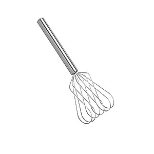 Kuhn Rikon Essential Traverse Whisk, Stainless Steel, 10.5"