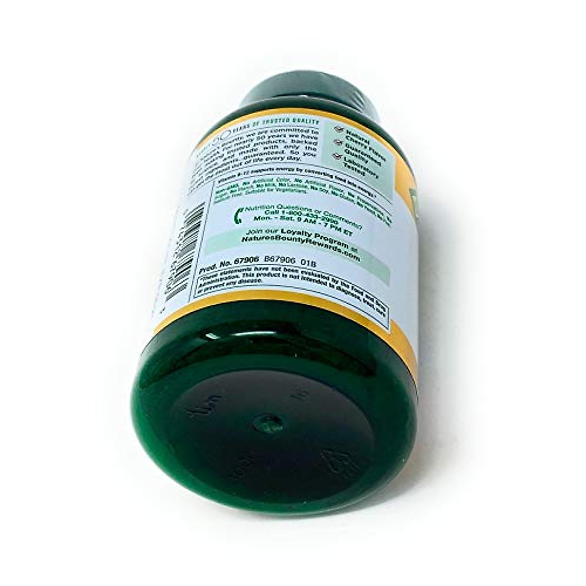 Nature's Bounty Quick Dissolve Fast Acting Vitamin B-12 2500 mcg, Natural Cherry Flavor (300 tablets)