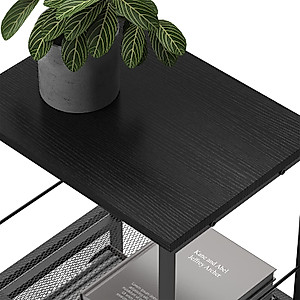 CADUKE Vinyl Record Stand 3 Tier Record Player Stand with Vinyl Storage Turntable Stand with Shelf Black Record Player Table Industrial Vinyl Record Player Display Stand for Living Room Bedroom