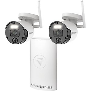 Swann NVW-800 4ch Wi-Fi NVR / 1TB / 2 x NVW-500CAM 1080p WiFi IP Digital Still Image Video Cameras