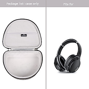 Tourmate Hard Travel Case for Skullcandy Crusher Evo Over-Ear Headphones/HROEENOI JZ02 Headphones/Anker Soundcore Life Q20 Noise Cancelling Headphones (Case Only)