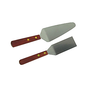 Treasure Gurus Cake Spatula Dessert Server Pie Cutter 2 Pc Set Serving Tools Utensils