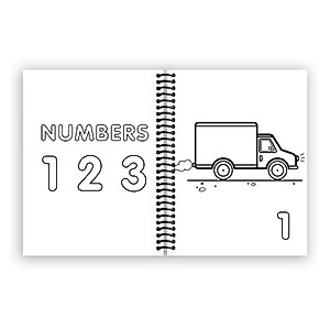 My First Toddler Coloring Book: Fun with Numbers, Letters, Shapes, Colors, and Animals! (Kids coloring activity books)