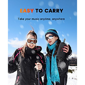 LENRUE Bluetooth Speaker, Wireless Portable Speaker with Crisp Sound, Dynamic Lights, IPX5 Waterproof, TWS Pairing, Type C Charge, Suitable for Indoors, Outdoors, Parties, Gifts