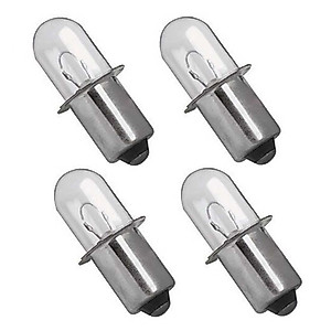 MaxLLTo 4 Pack Replacement 18 Volt Flashlight Xenon Bulb for Ryobi 18V P700 FL1800 P703 P704 Cordless Worklights