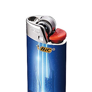 BIC Pocket Lighter, Special Edition Retro Wave Collection, Assorted Unique Lighter Designs, 8 Count Tray of Lighters
