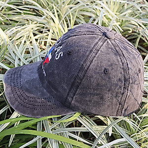 OASCUVER Texas Lone Star State Hat, American TX States Flag Map Shape Embroidered Adjustable Baseball Cap for Men Women