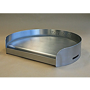 Little Griddle KQ-17-R Stainless Steel Outdoor BBQ Griddle, 17 x 14, For Charcoal Kettle and Kamado Grills, Fun to Use, Easy to Clean
