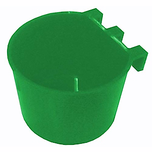 Rite Farm Products 8 OZ Pigeon Quail Dove Chicken Rabbit Bird Feeder Water Drinker Cup Wire CAGE