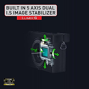 Panasonic LUMIX GX9 4K Mirrorless ILC Camera Body with 12-60mm F3.5-5.6 Power O.I.S. Lens, DC-GX9MK (USA Black)