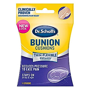 Dr. Scholls Bunion Cushions Duragel 5 Count (Pack of 3)