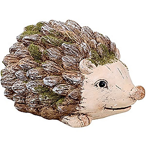 Sunnydaze Hazel The Hedgehog Garden Statue Decor - Hand-Painted Sculpture for Patio, Lawn, Garden and Indoor Living Spaces - 7-Inch
