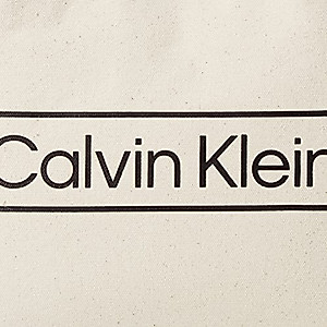 Calvin Klein Tessa Key Item Tote, Natural/Black Combo