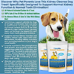 Kidney Cleanse Dog Treats Low Protein Bacon 20 Oz. Dog Treats for Kidney Support. Kidney Friendly Dog Food Diet Treat That Supports Normal Kidney Toxin Elimination