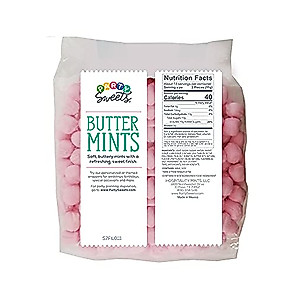 Party Sweets Pink Buttermints, 2.75 Pound, Appx. 350 pieces from Hospitality Mints