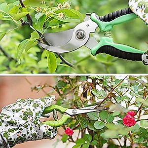 BIUBIUFLY Mini Gardening Tool Set: Stainless Steel Heavy Duty Garden Tools Kit Miniatur Floral Succulent Potting Planting Small Hand Tool Set Gardener Repotting Tools Kit