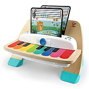 Baby Einstein and Hape Magic Touch Piano Wooden Musical Toddler Toy, Age 6 Months and Up