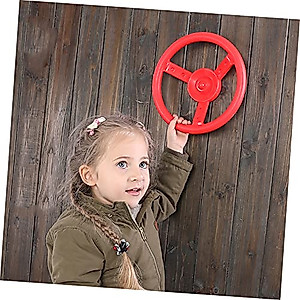 INOOMP Steering Wheel Parts Outdoor Swing Outdoor Play Toys for Kids Round Swing Playground Swing Accessories Wood Backyard Play Set Wheel Park Swing Wheel Replacement Swing Seat Toys