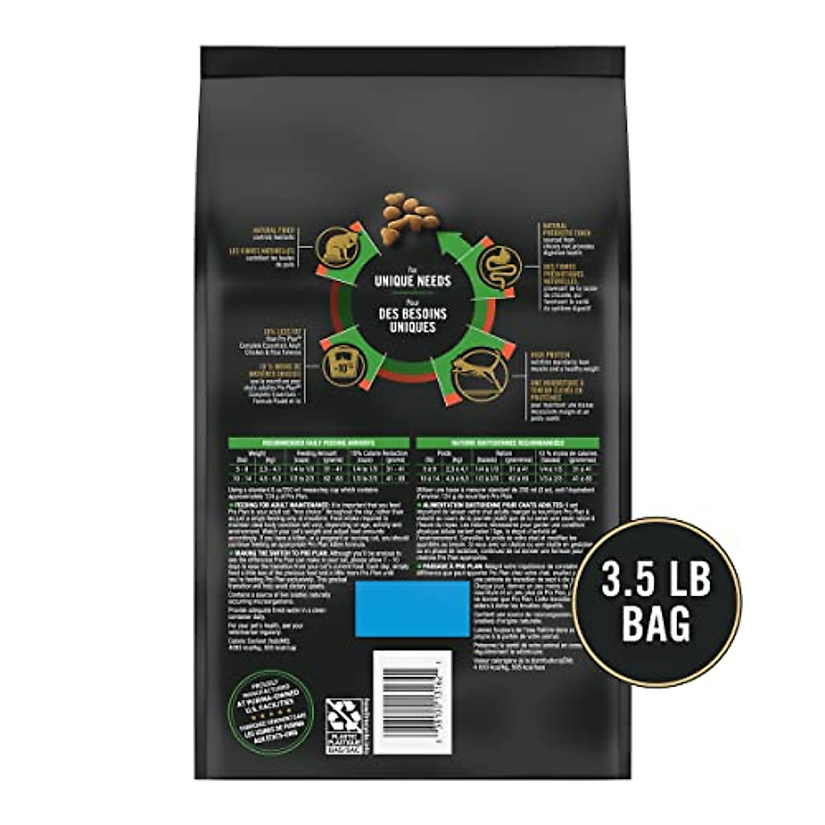 Purina Pro Plan Hairball Management, Indoor Cat Food, Salmon and Rice Formula - 3.5 lb. Bag