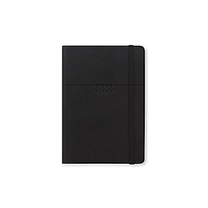 Letts Edge A6 week to view 18 month diary with notes 2023/2024 - black