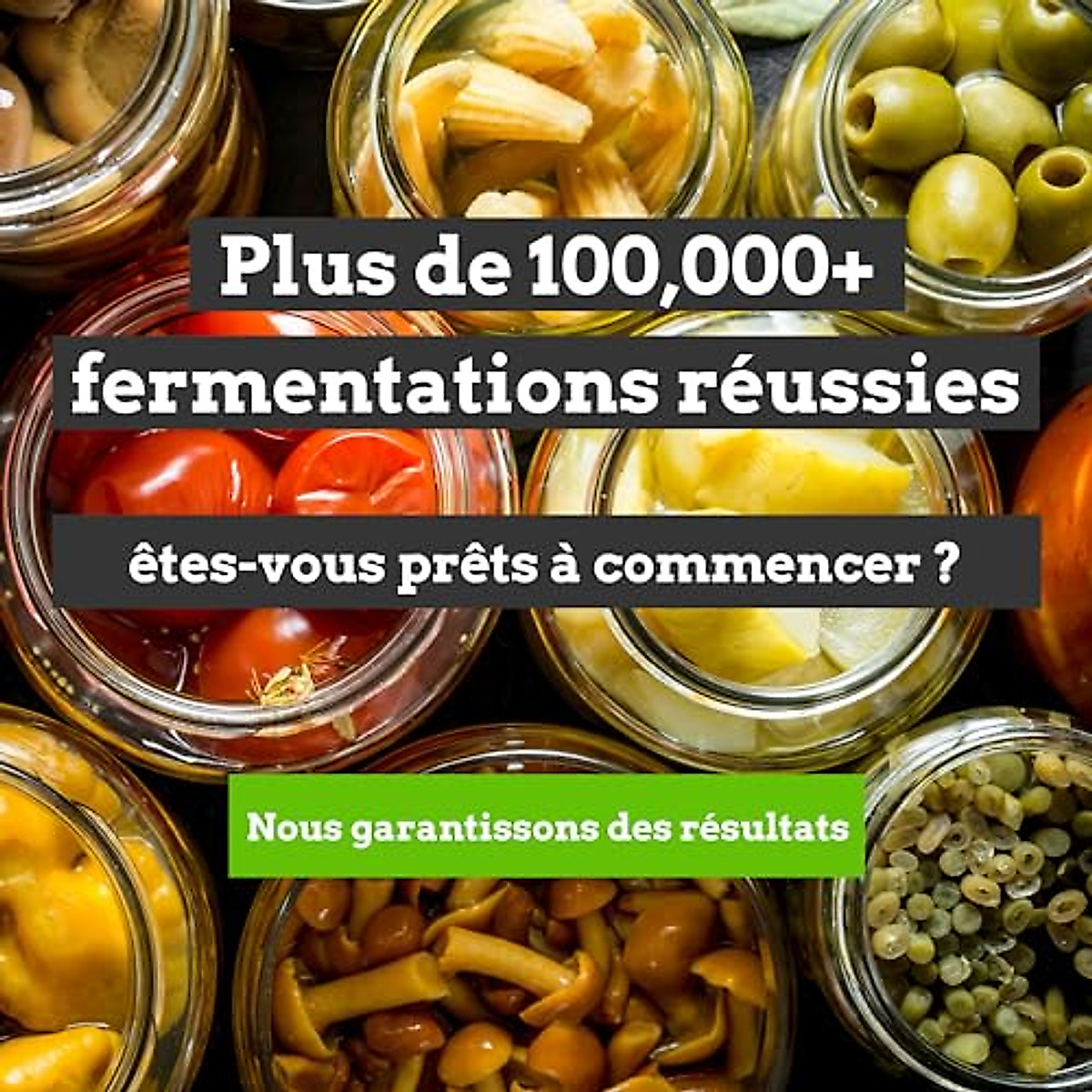 Nourished Essentials - Set of 4 Heavy Glass Fermentation Weights Lids - Grooved Handles - Canning Supplies - for Pickling & Canning - Fits Wide Mouth Mason Jars