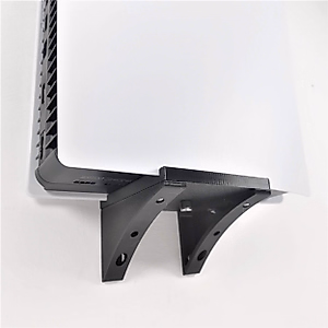 3D Cabin PS5 Wall Mount Wall Bracket Holder Stand for Play Station 5 Digital White Left