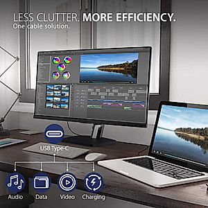 ViewSonic TD2455 24" 1080p IPS 10-Point Multi Touch Screen Monitor (Renewed)