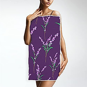 Lavender Purple Hand Towels for Bathroom Ultra Soft Absorbent 15 x 30 Inch - Lavender Purple Small Bath Towel Guest Towels Wingertip Towels for Kitchen, Hotel, Gym and Spa