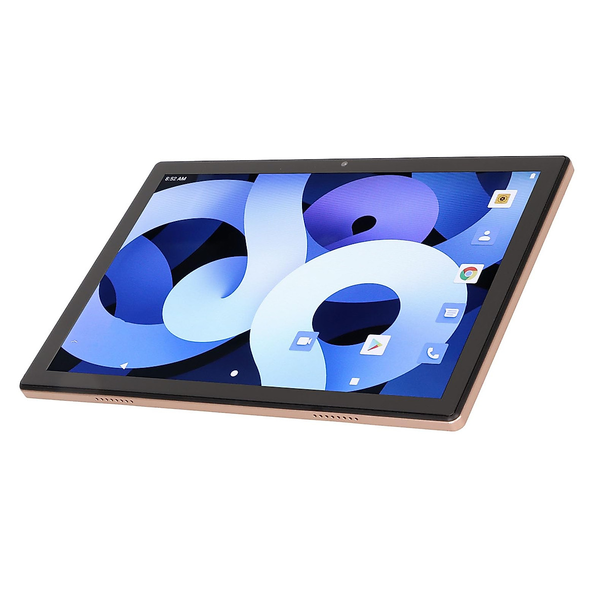 Luqeeg Smart Tablet, for Android 13.0 2560X1600 Resolution Front 8MP Rear 16MP Tablet 10.1 Inch for Video for Learning (Gold)