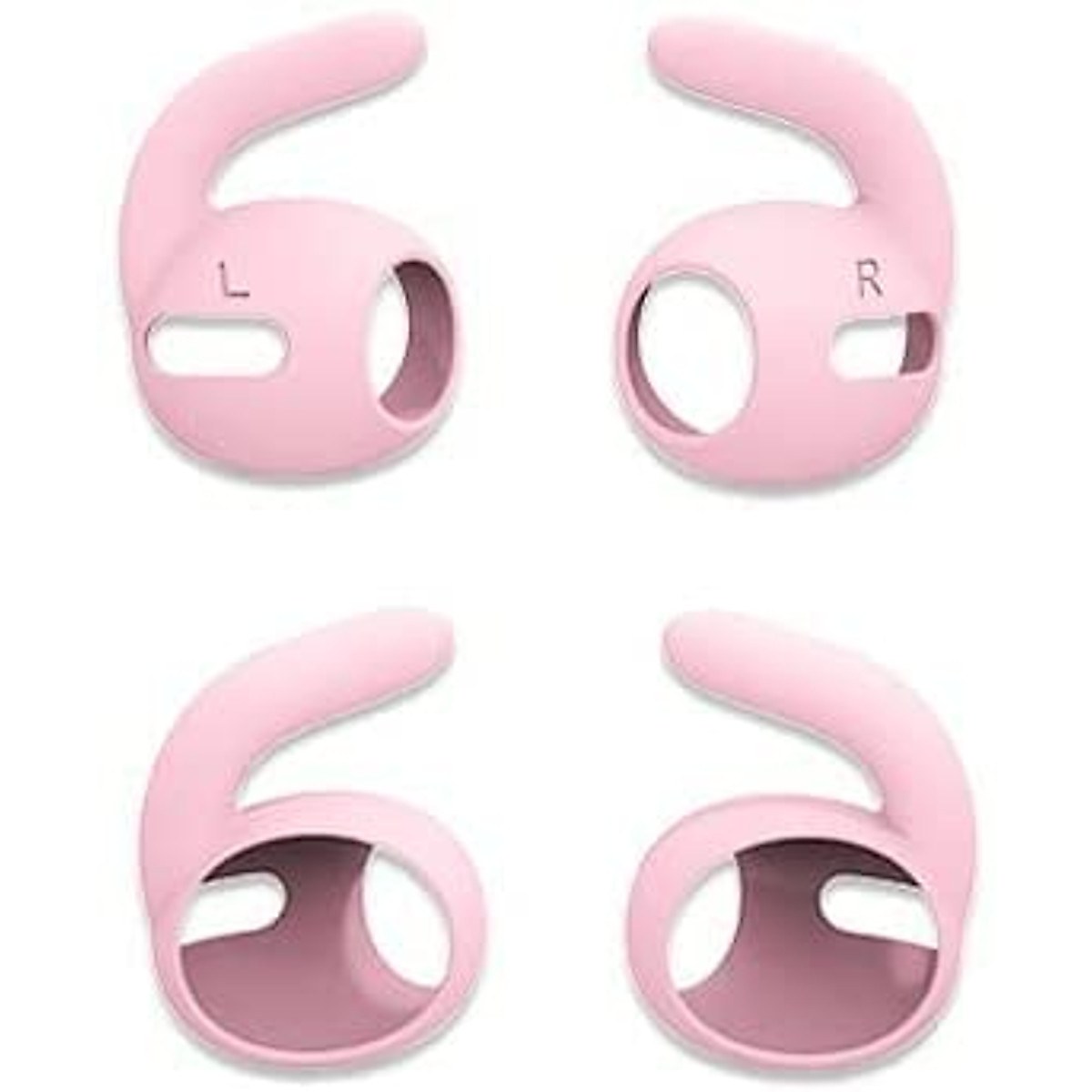 ALXCD Sport Eartips Hook Compatible with AirPods 3 Earbuds 3rd Gen 2021, Anti Slip Anti Lost Silicone Earbuds Covers Ear Hook Tips Earhooks, Compatible with AirPods 3, 7 Pairs 7 Colors